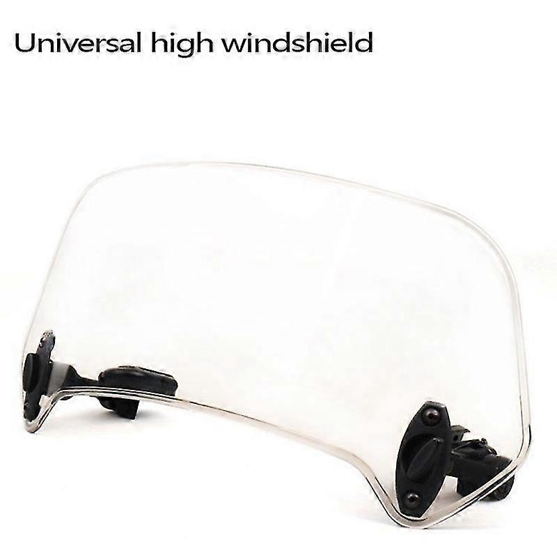 Transparent Color Universal Motorcycle Adjustable Wind Screen Extension ...