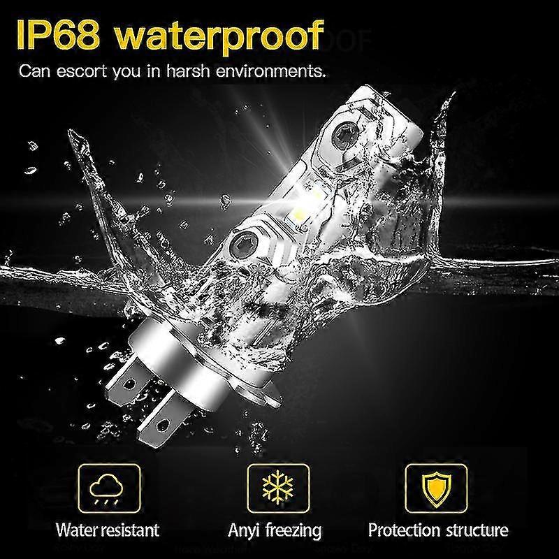 1pcs Motorcycle 60w White 12000lm H7 Led Headlight Bulbs For Bmw ...