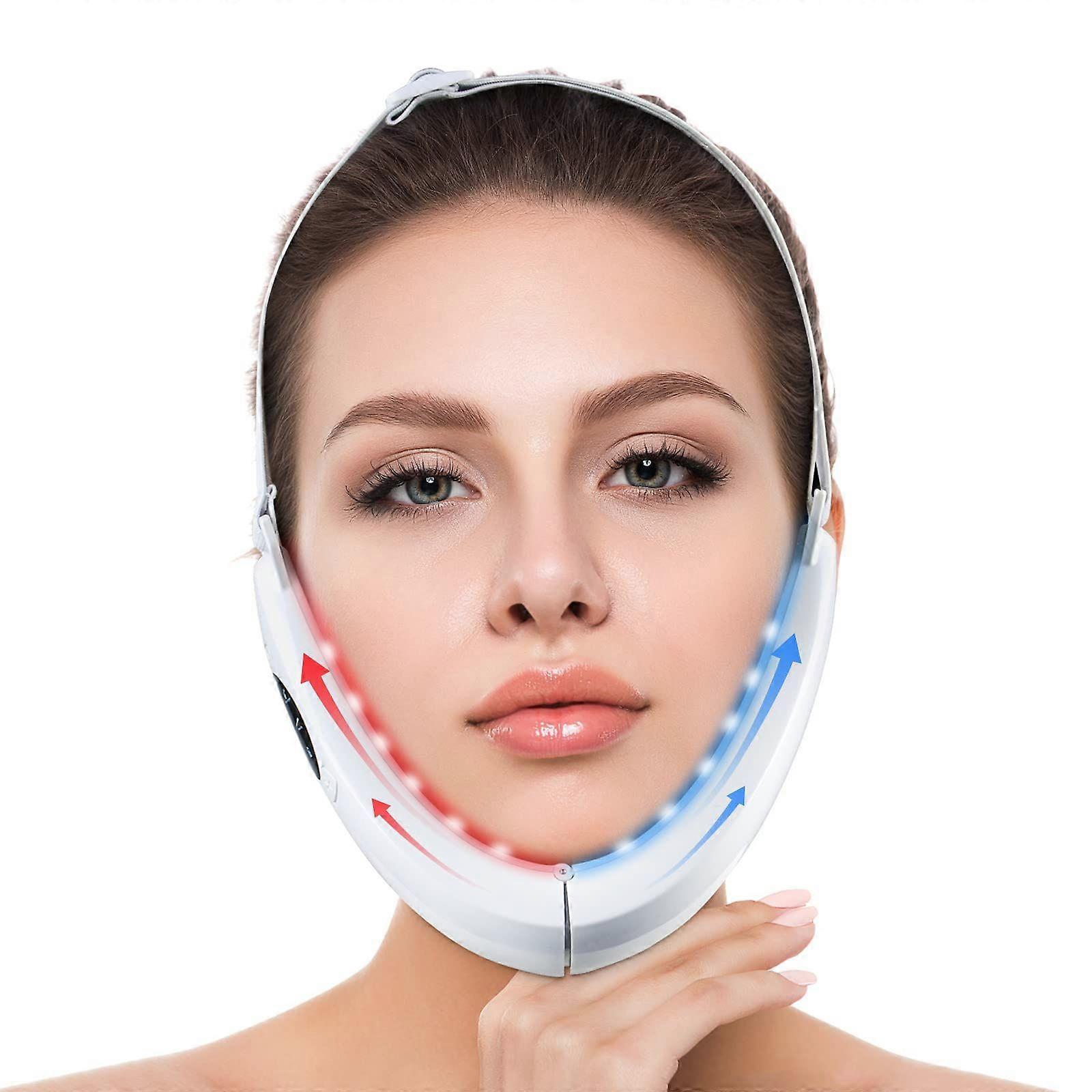 V Face Shape Face Lifting Ems Facial Slimming Massager Double Chin ...