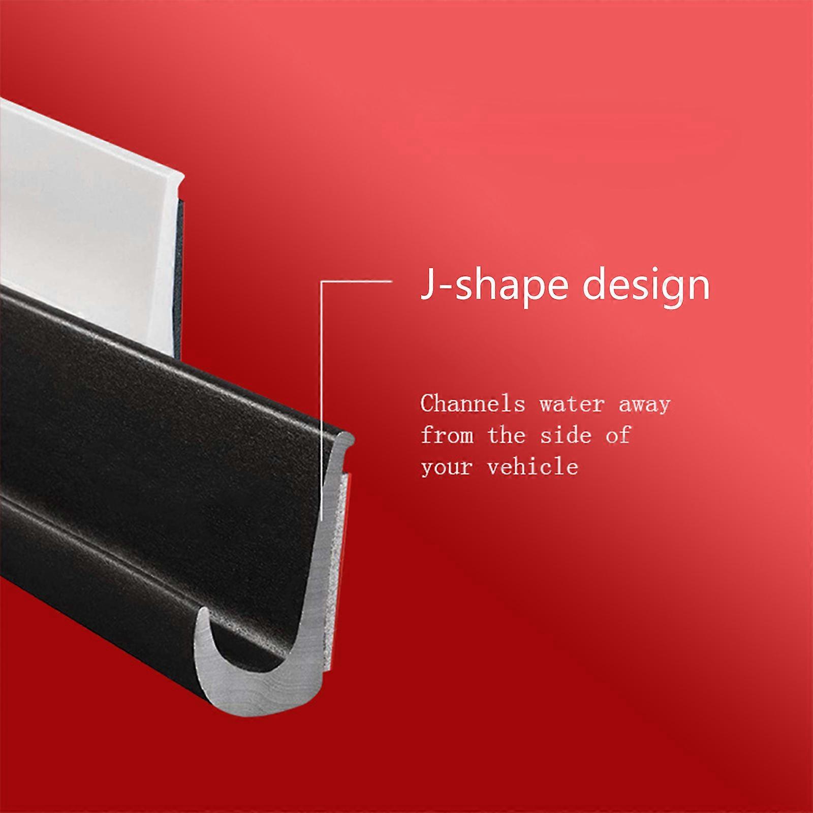 Roof Water Deflector Silicone/TPE Rain Gutter Simple Installation ...