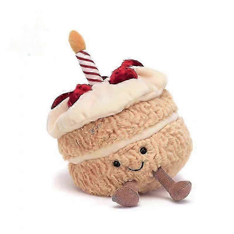 Birthday Cake Plush Doll Cute Plush Toys Birthday Gift Girls Doll ...