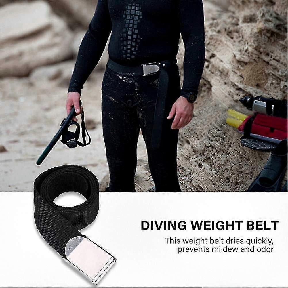 Stainless Steel Scuba Diving Weight Belt with Buckle & Pockets for ...