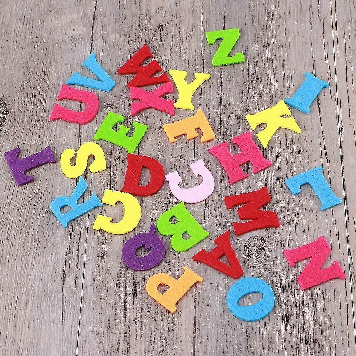 50pcs Felt Alphabet Letters Non-woven Fabric ABCs for DIY Craft Kids ...