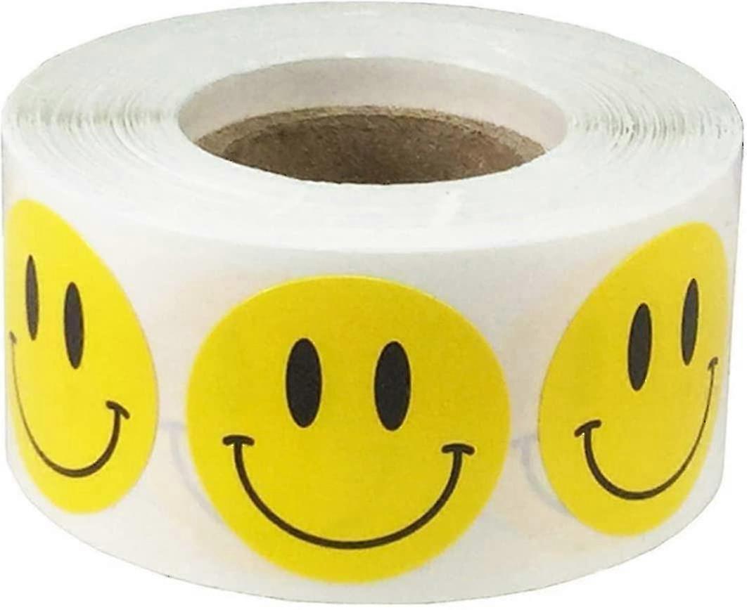 Smiley Face Stickers, 500pcs 2.5cm/1 Inch Happy Face Stickers Dot T ...
