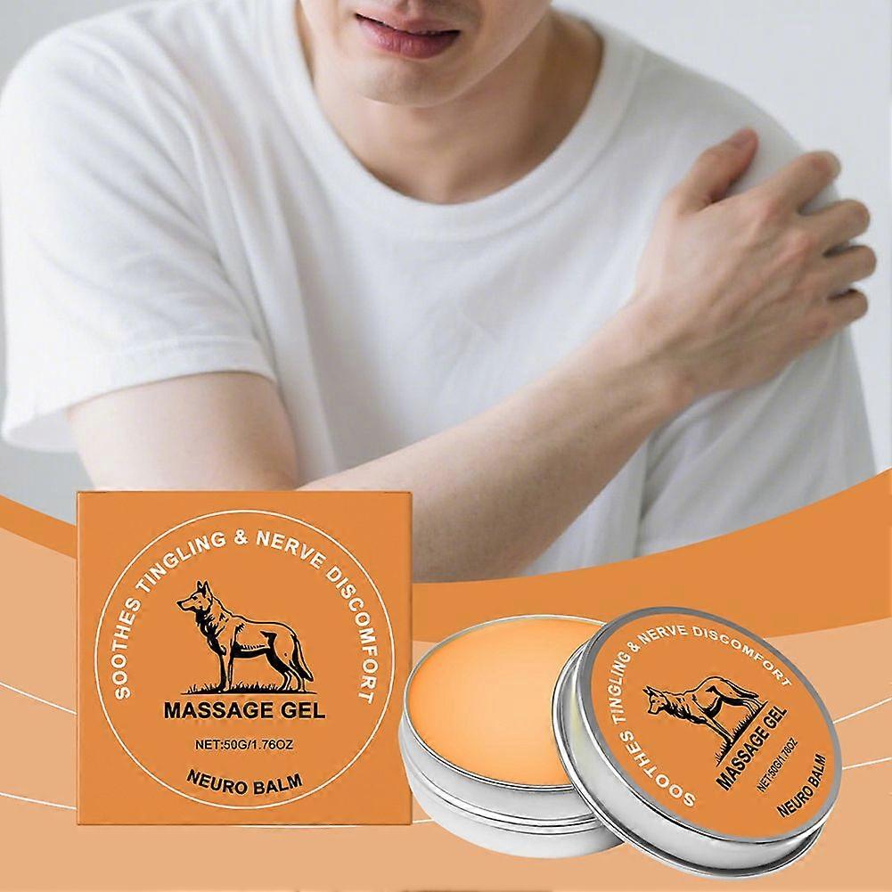 Therawolf Neuro Balm, Joint & Muscle Soothing Massage Gel, Herbal Nerve & Joint Balm for Pain ...