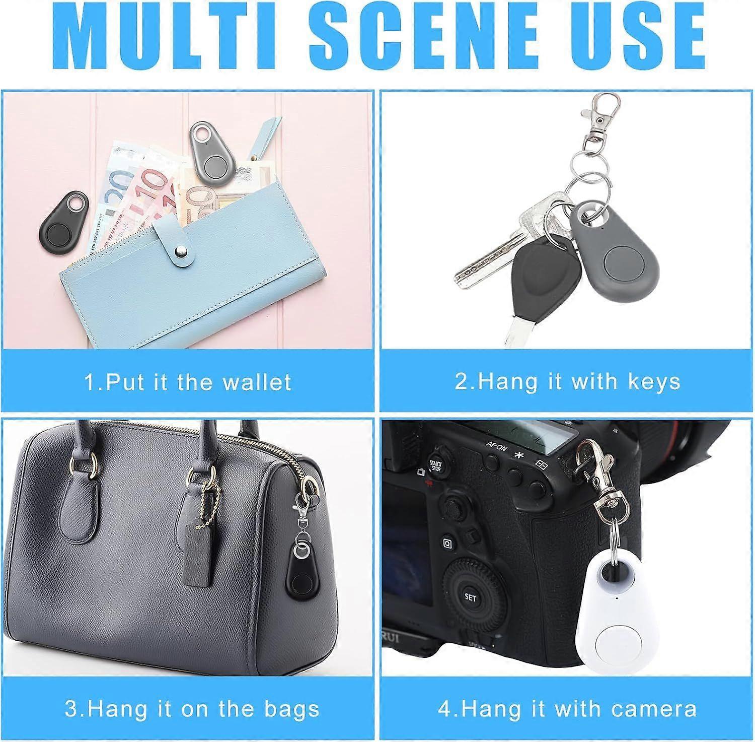 8 Packs Portable GPS Tracking Mobile Tracking Anti Loss Smart Device ...