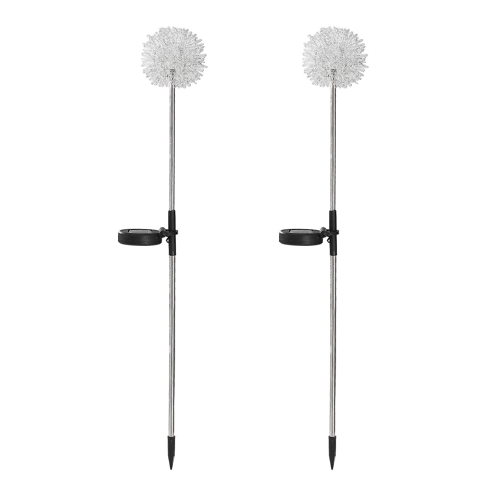 Solar Led Garden Dandelion Lights 2pack Copper Wire Fireworks Lights ...