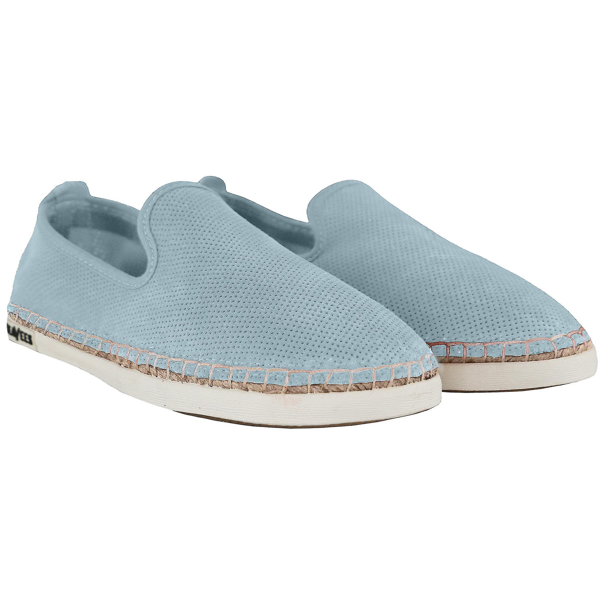 SeaVees Ocean Park Slip-On Blue Suede Leather Womens Shoes S-10172 ...