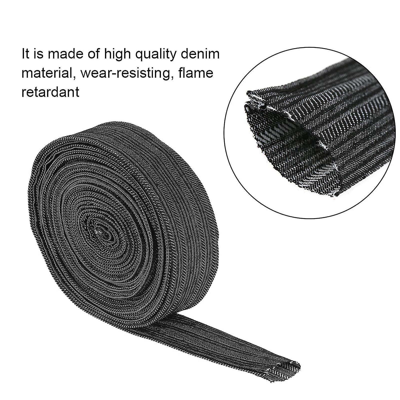 Nylon Protective Sleeve, 7.5 Meter Flexible Cable Sleeve Cover For ...