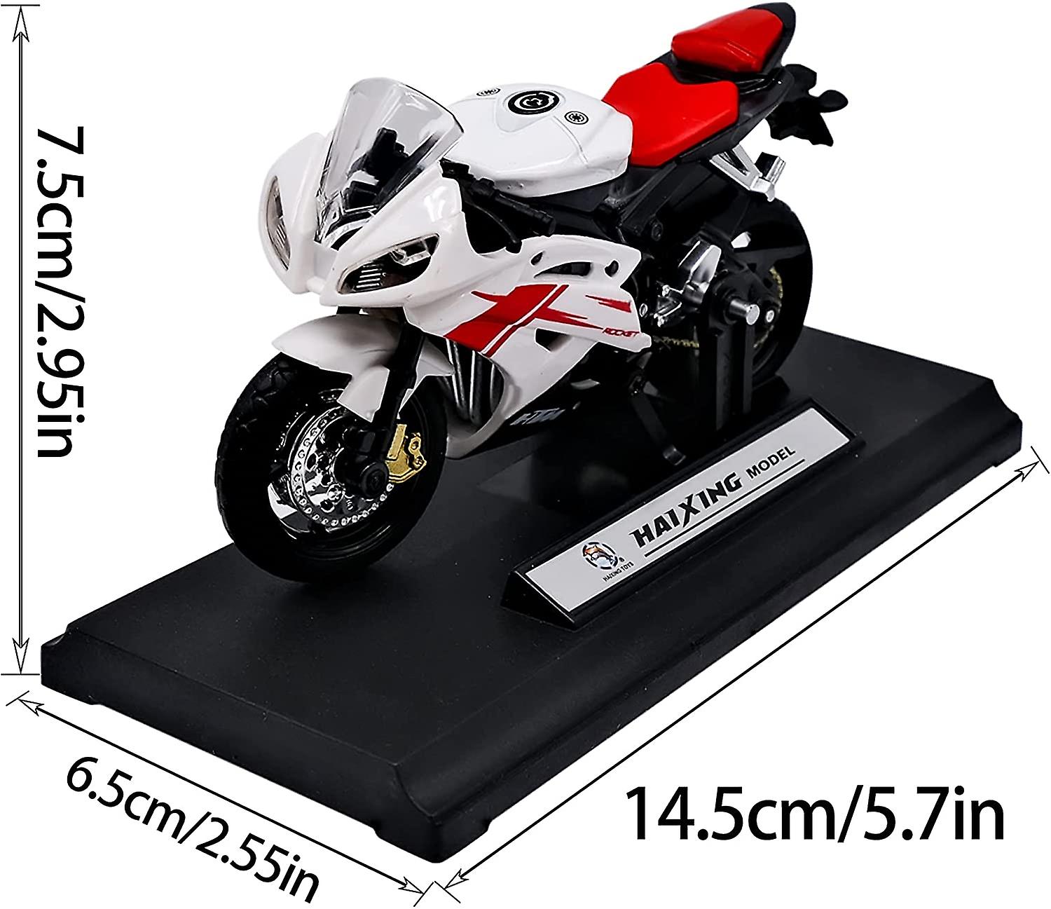 Die Cast Motorcycle Model, Realistic Motorcycle Model With Base, 1:18 ...