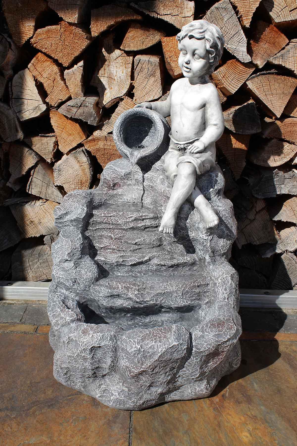 Have springvand figur springvand vand funktion FoChild Led 74 cm 10905 ...