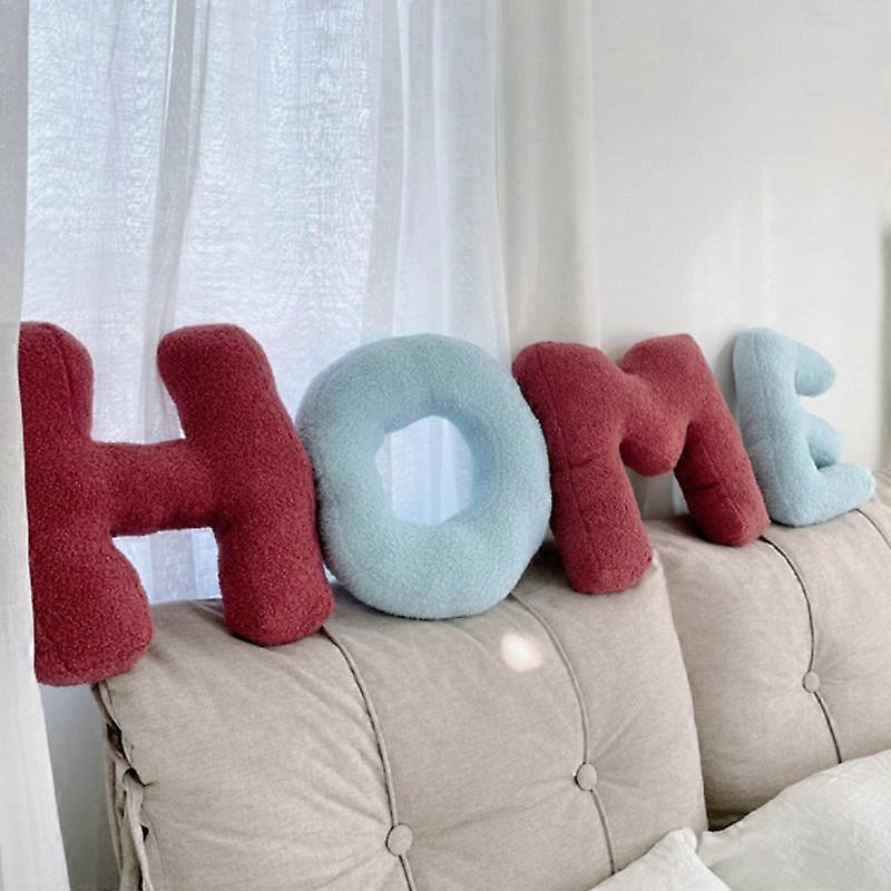Fsw Cartoon A B C D E F Plush Letter Pillow Stuffed Diy Word Plush Toy ...