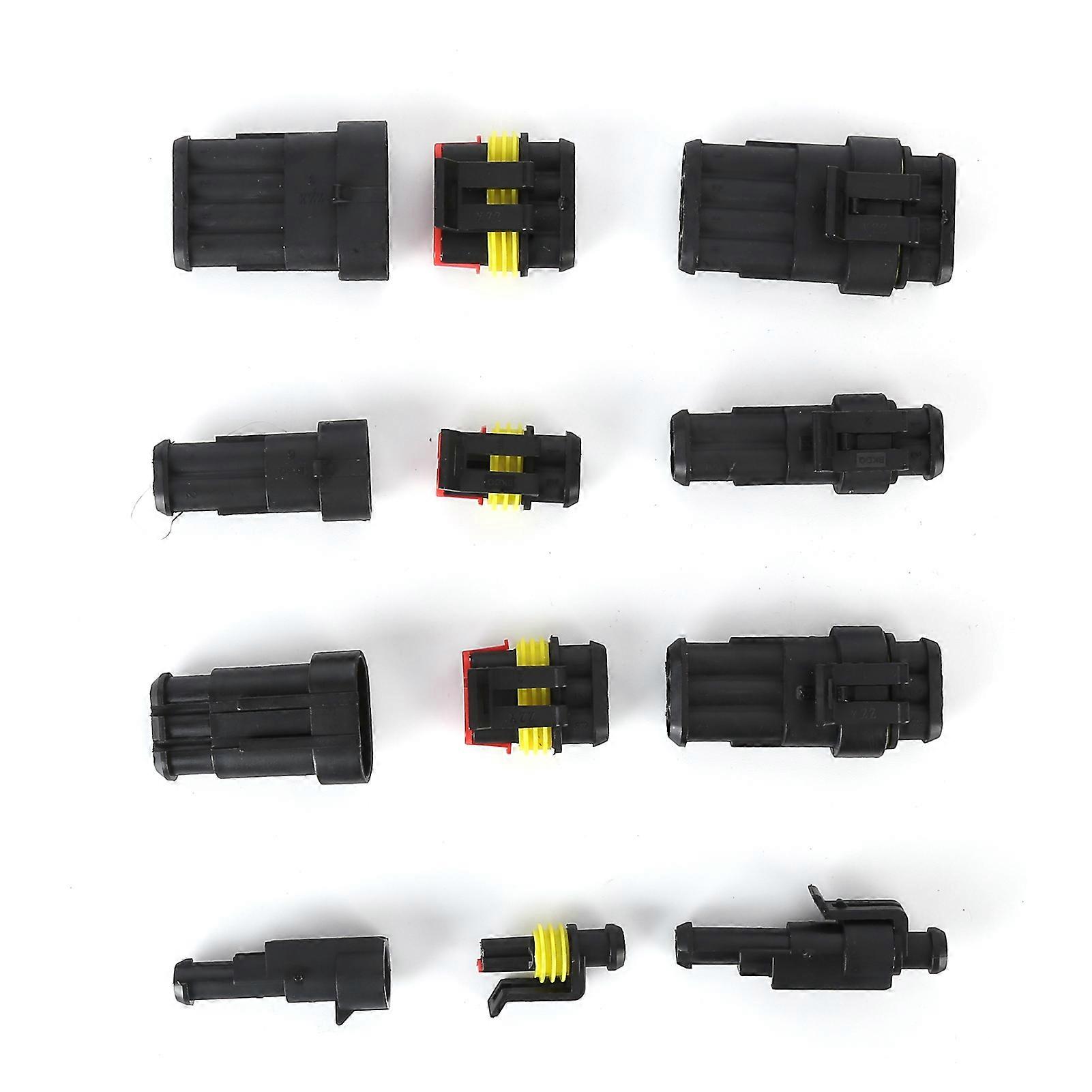 300 Pcs Electrical Wire Connectors Plug Kit Waterproof Motorcycle Auto ...
