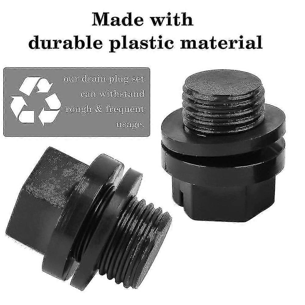 4 Pack Drain Plugs With O-rings Pump Plug Pool Filters Replacement Pool ...