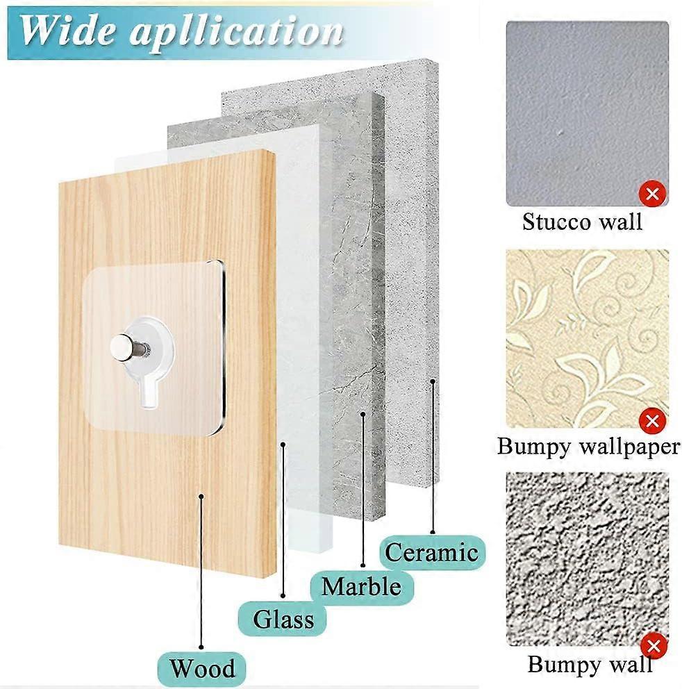 Set of 20 Adhesive Picture Hangers Without Drilling, Adhesive Frame ...