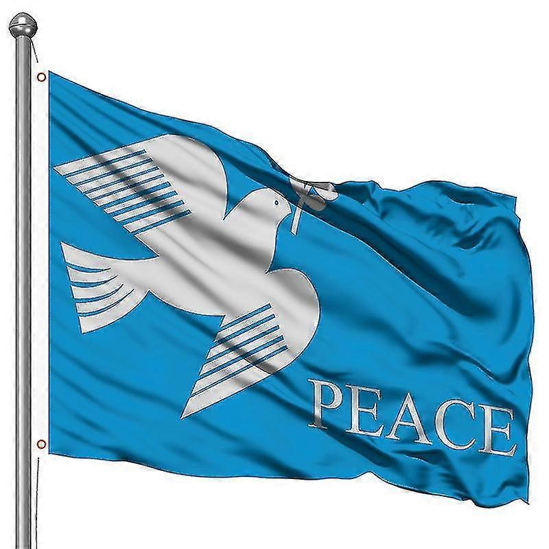 Peace Flag Peace Dove Flag, Peace Dove World Peace Sign Symbol Flag ...