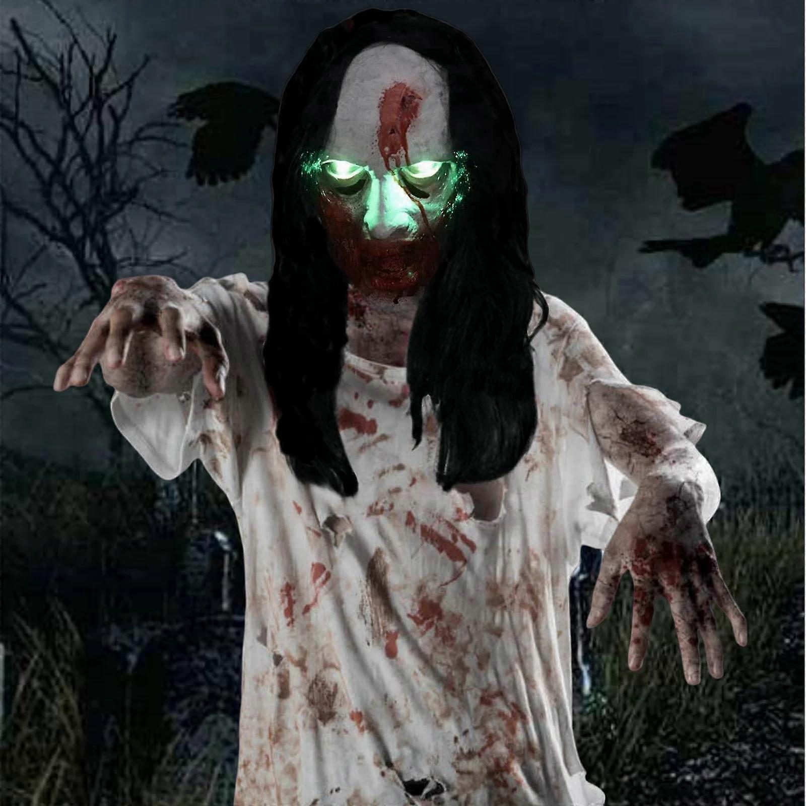 Halloween Horror Bloody Grimace Mask For Adult Monster Mask full face ...