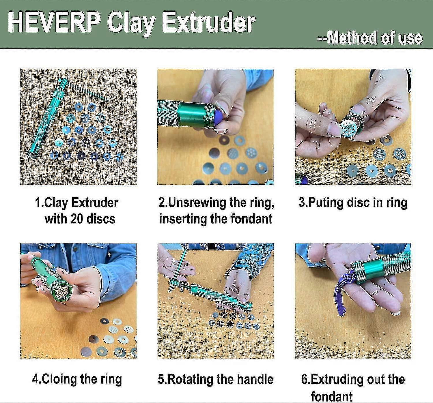 Stainless Steel Clay Extruder Sugar Paste Extruder Cake Fondant ...