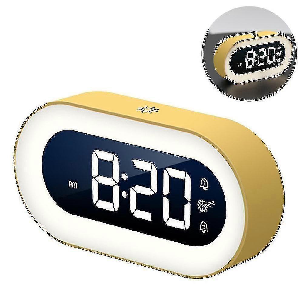 Small Colorful Led Digital Alarm Clock With Snooze, Simple To Operate ...