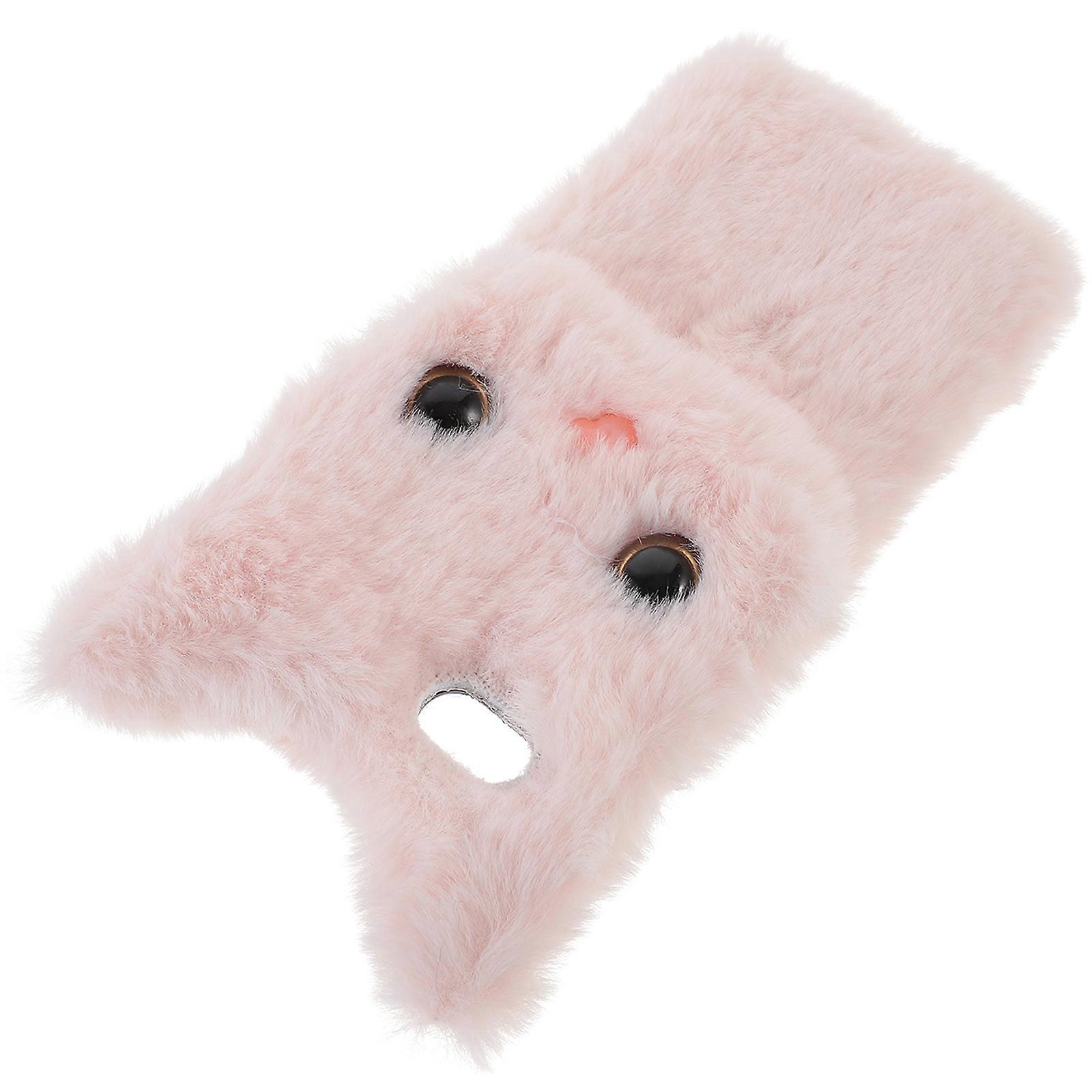 Plush Cat Phone Cover Fluffy Phone Protective Case Compatible with ...