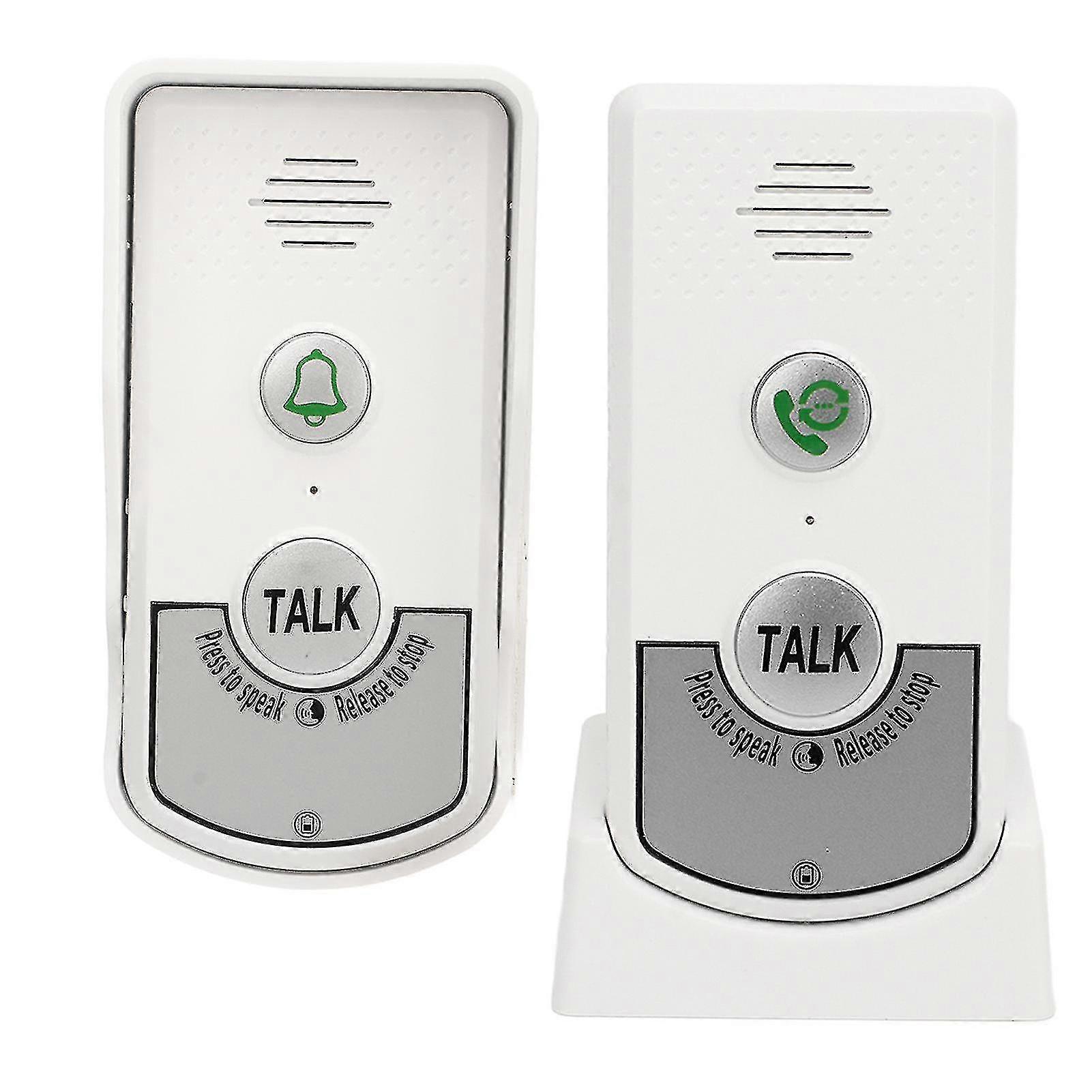 Wireless Intercom Doorbells 1000m Distance Excellent Chip White Voice ...