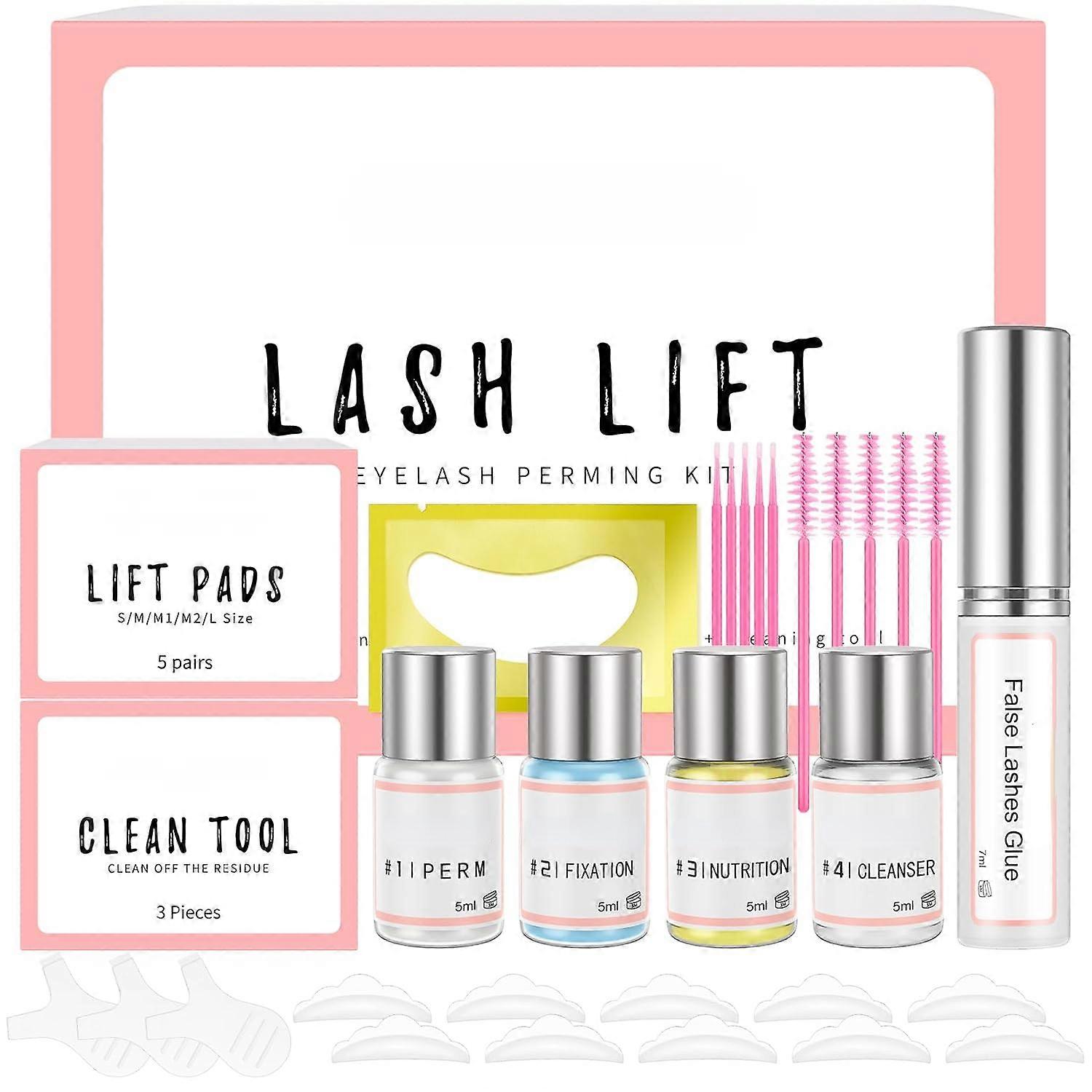 Lash Lift Kit, Professional Semi-Permanent Curling Eyelash Perm Kit ...