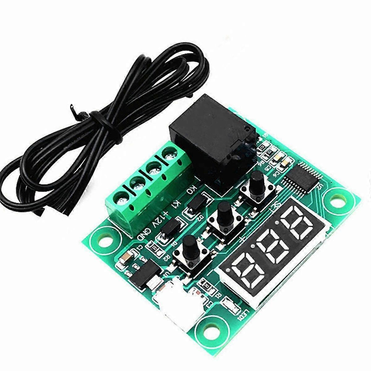 W1209 Digital Thermostat Control Board RED Digital DC 12V, -50 to 100 ...