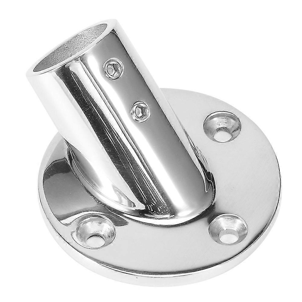 45 Degree Round Tube Base Hand Rail Railing Fitting 316 Stainless Steel ...