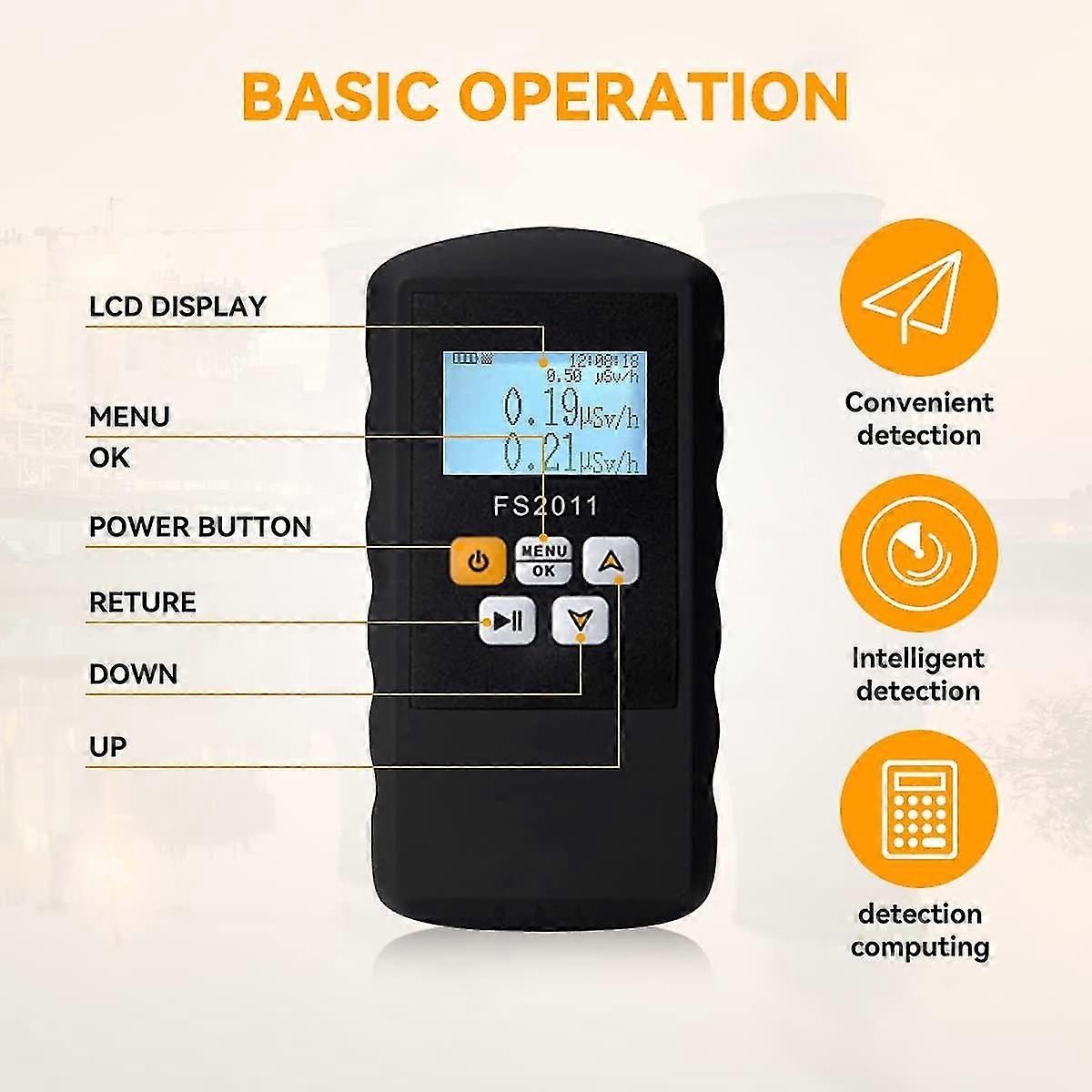 2024 Suitable Professional Nuclear Radiation Detector - Geiger Counter ...