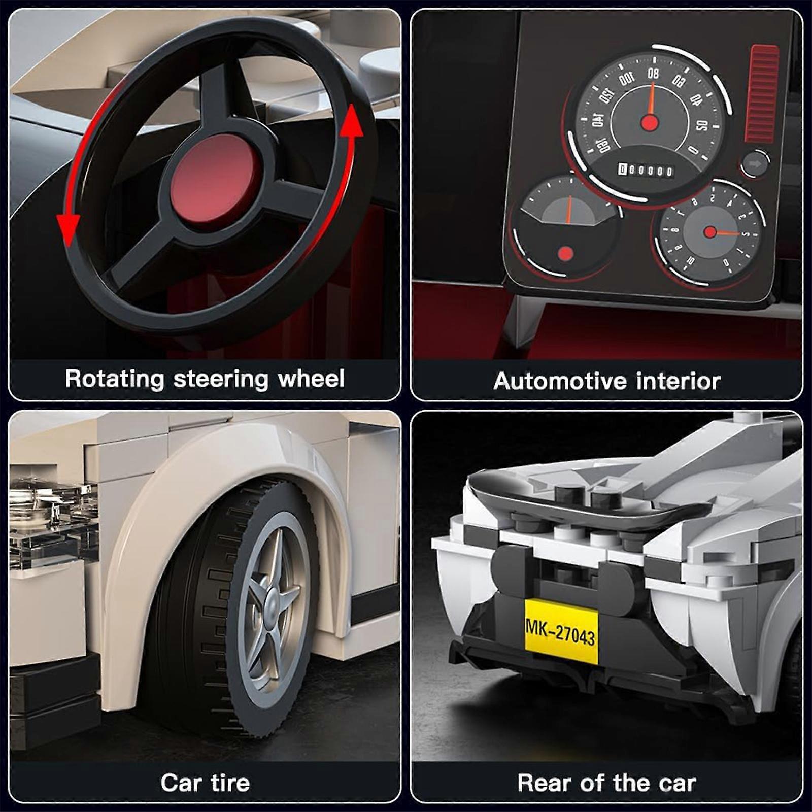 Mould King Speed Champion Racing Car Building Sets with Acrylic Display ...