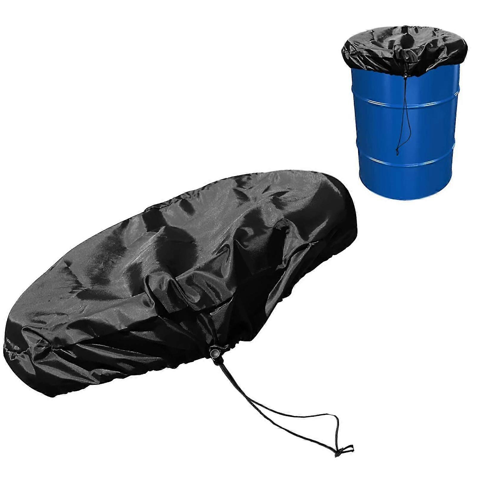 55 Gallon Drum Cover Stretchable Adjustable Drum Cover With Drawstring ...
