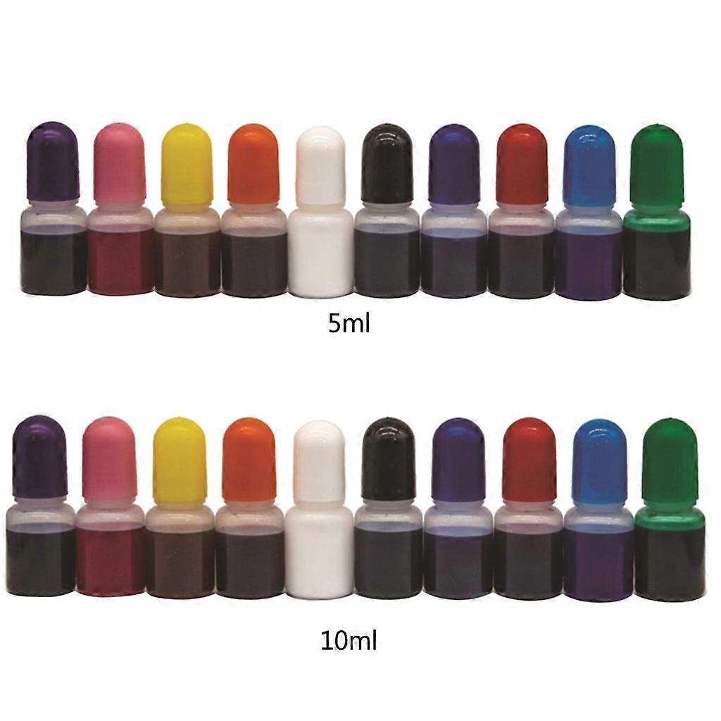10 Colors Epoxy Pigment Liquid Ink Diffusion Resin Coloring Dye ...