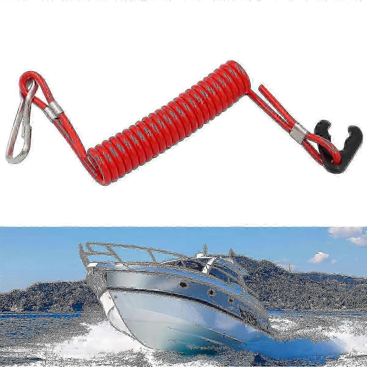 Boat Engine Kill Switch Lanyard For Emergency Engine Stop, Crucial ...