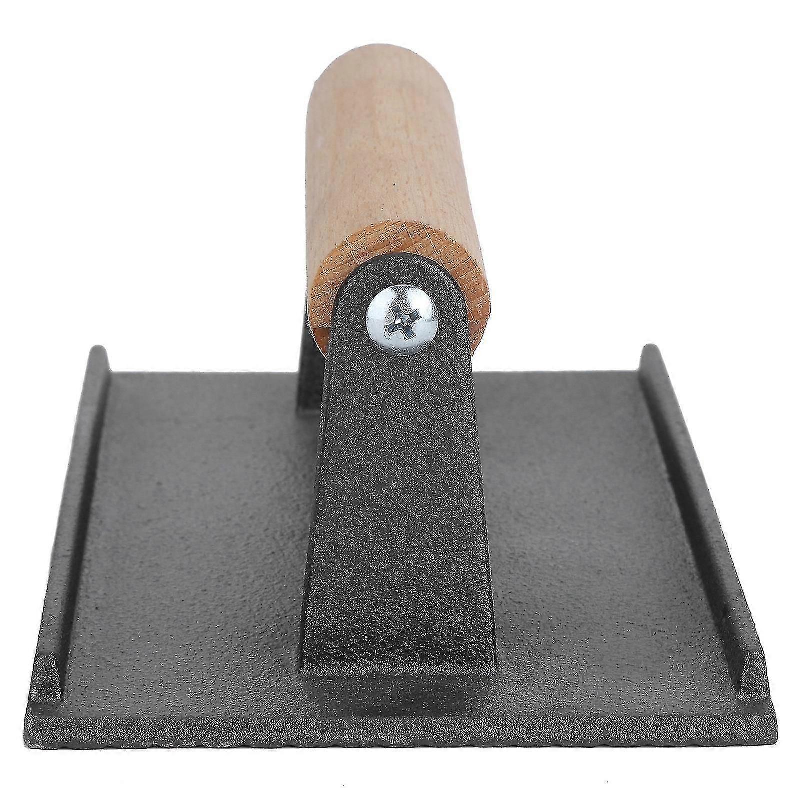 Cast Iron Grill Press Steak Bacon Weight Press Barbecue Griddle Press ...