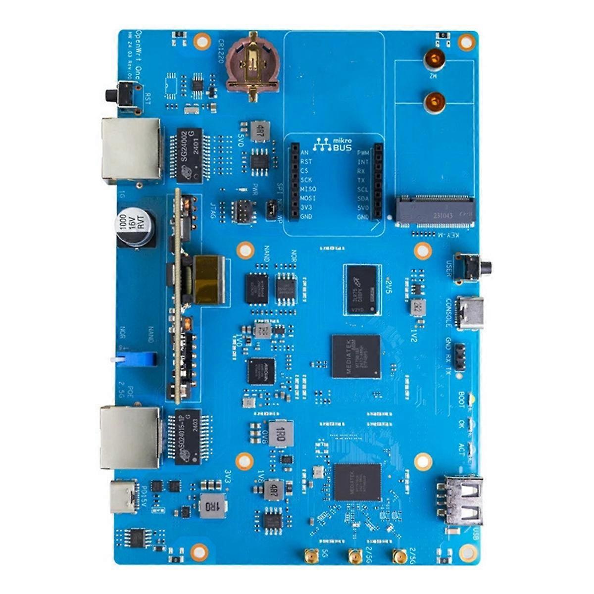 For Banana Pi OpenWrt One Router MT7981B 1GB DDR4 WiFi6 Gigabit ...