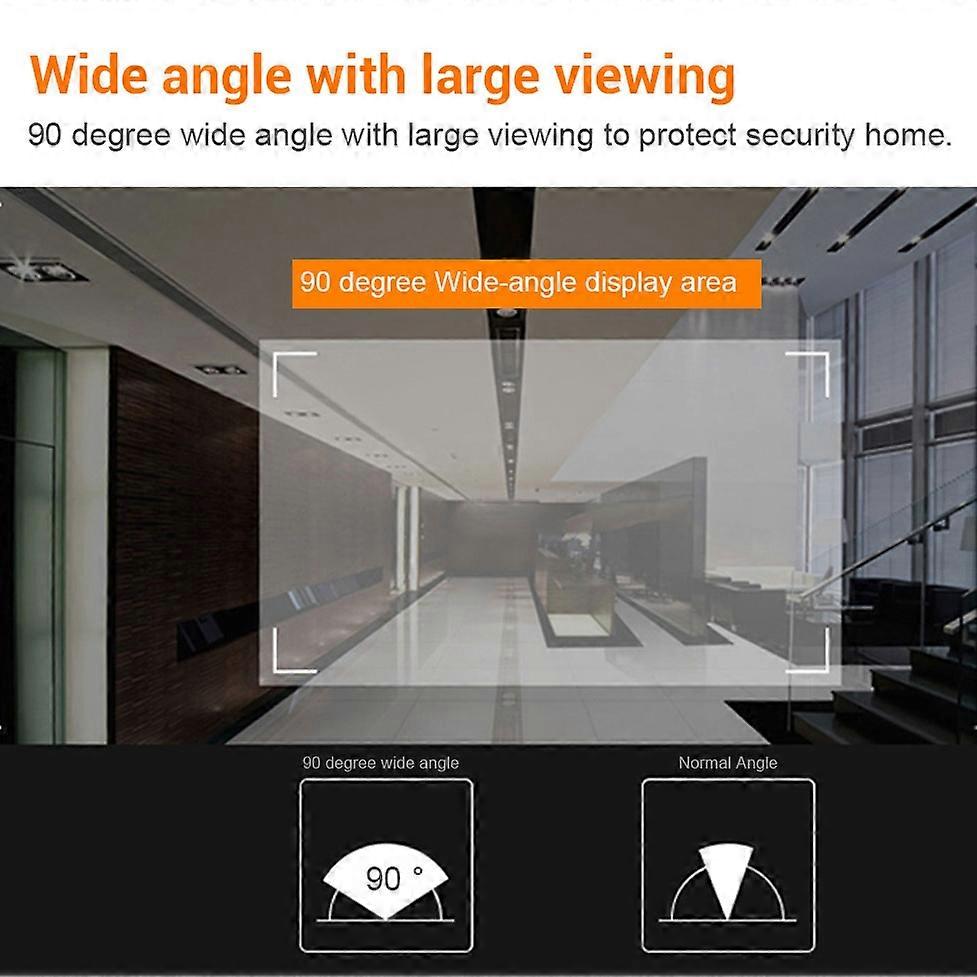 C16 2.4 inch Smart Door Viewer 90 Degree Wide Angle Rechargeable ...