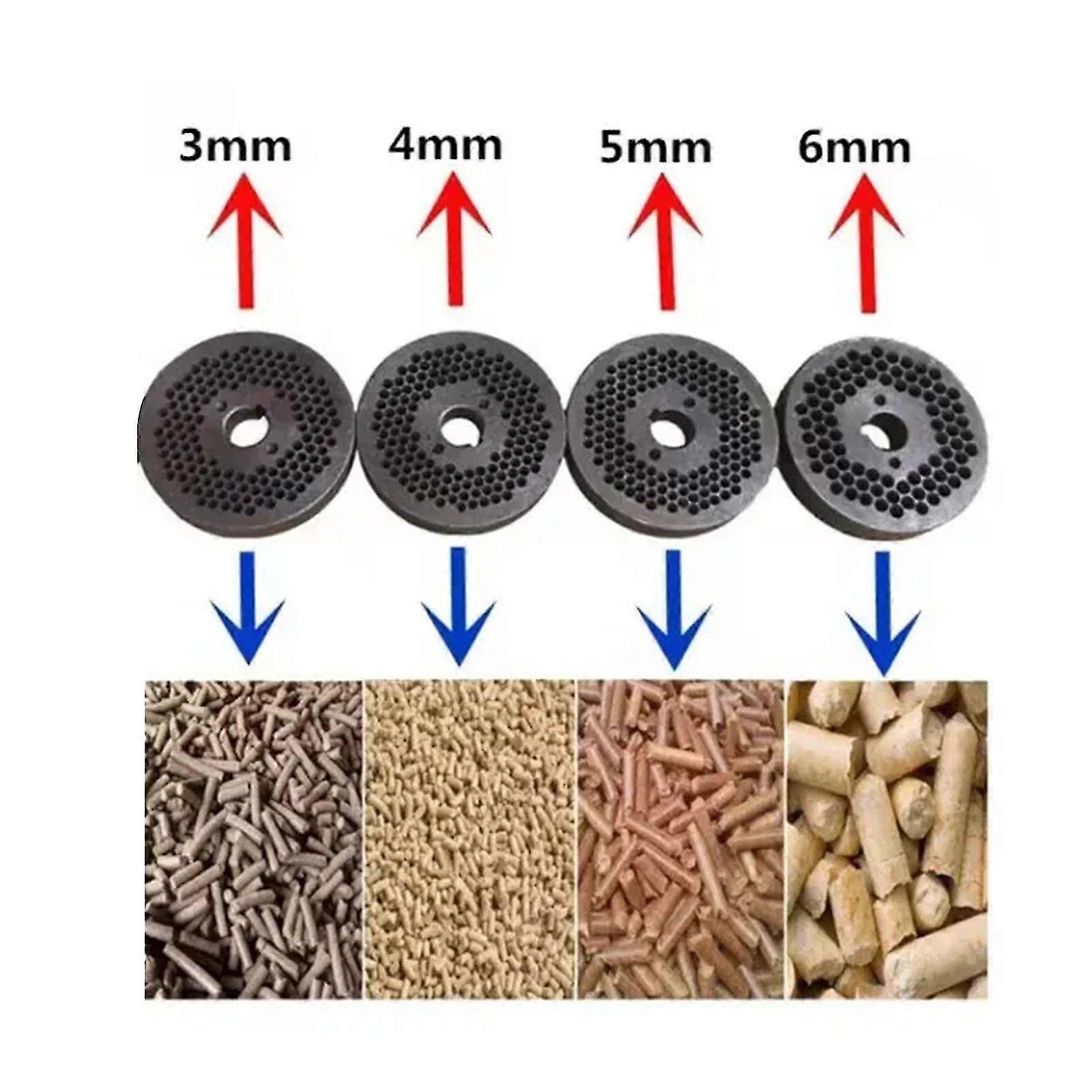 3-6mm Feed Pellet Machine Plate Grinder Disc for Animal Feed Pellet ...