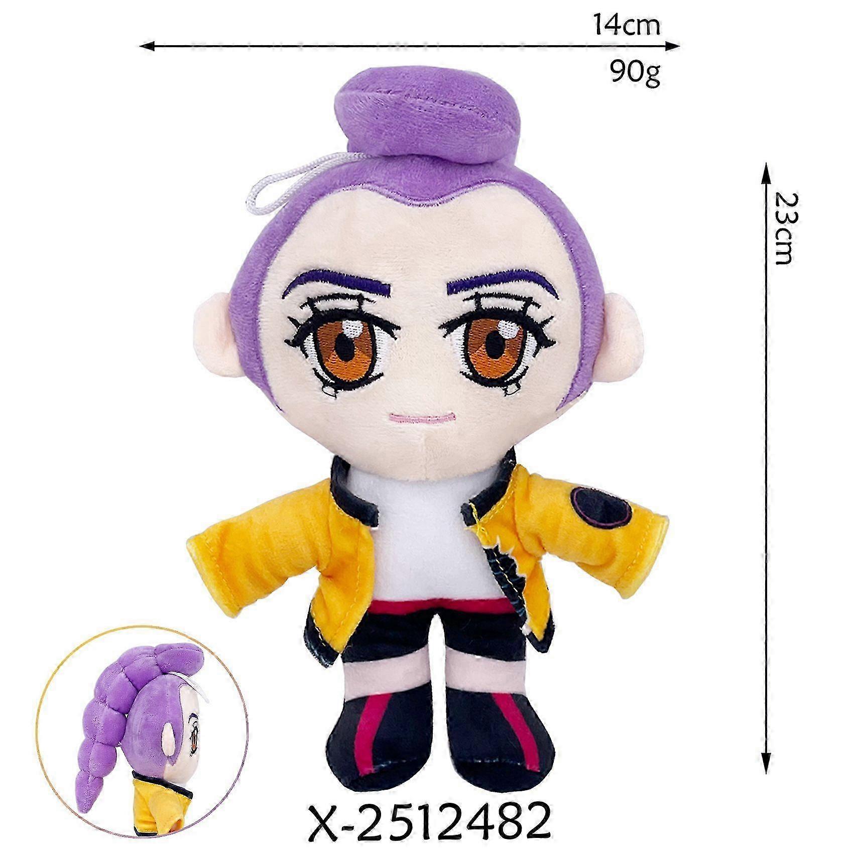 Kpop Demon Hunters Purple Tiger Plush K Pop Demon Hunters Dolls Rumi ...