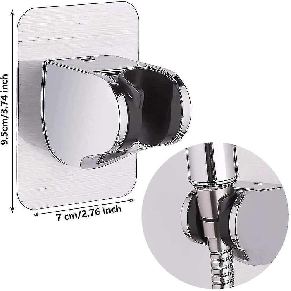 2 Pieces Handheld Shower Head Holder, Wall Mounted Shower Bracket ...