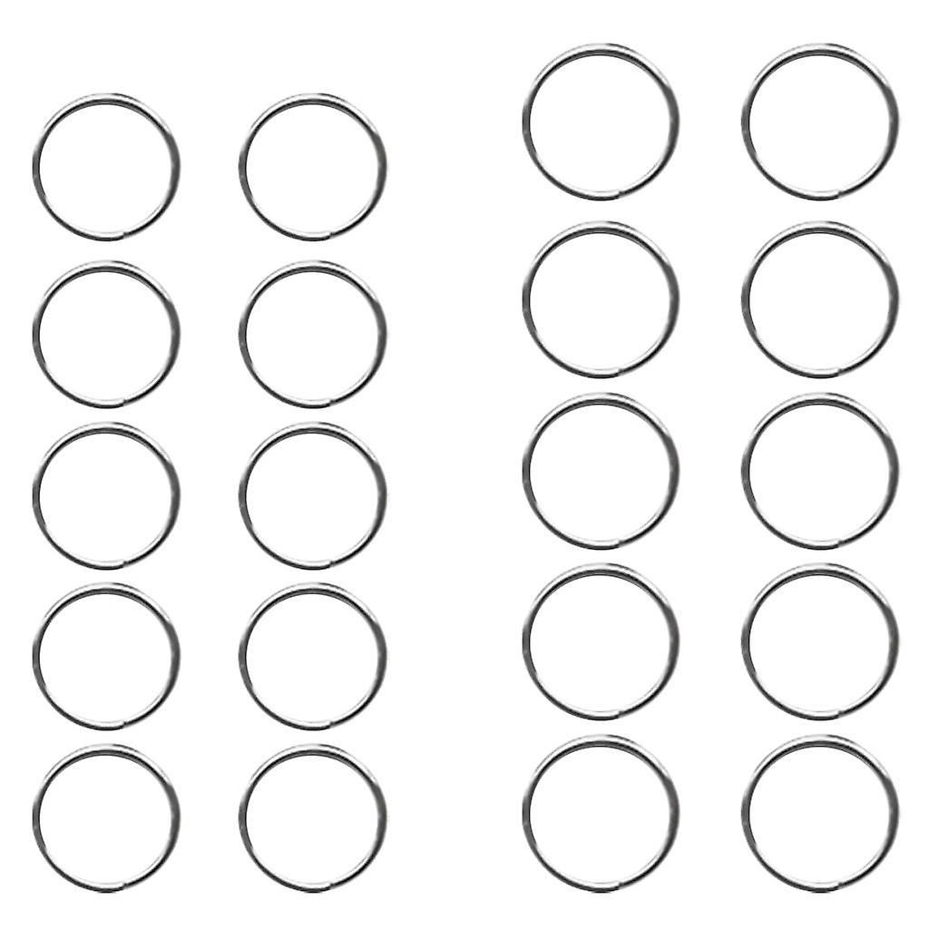 10 Pieces Scuba Diving Stainless Steel Split Ring for Gear Attachment ...