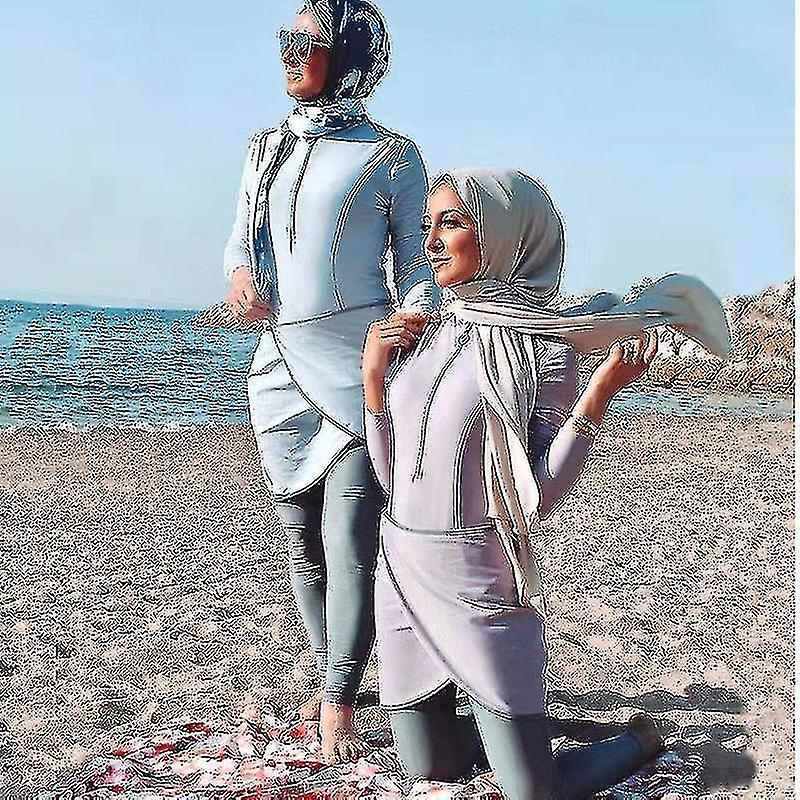 Muslim Modest Swimwear Hijab Swimsuit Women Swimming Suit Cover Ups ...
