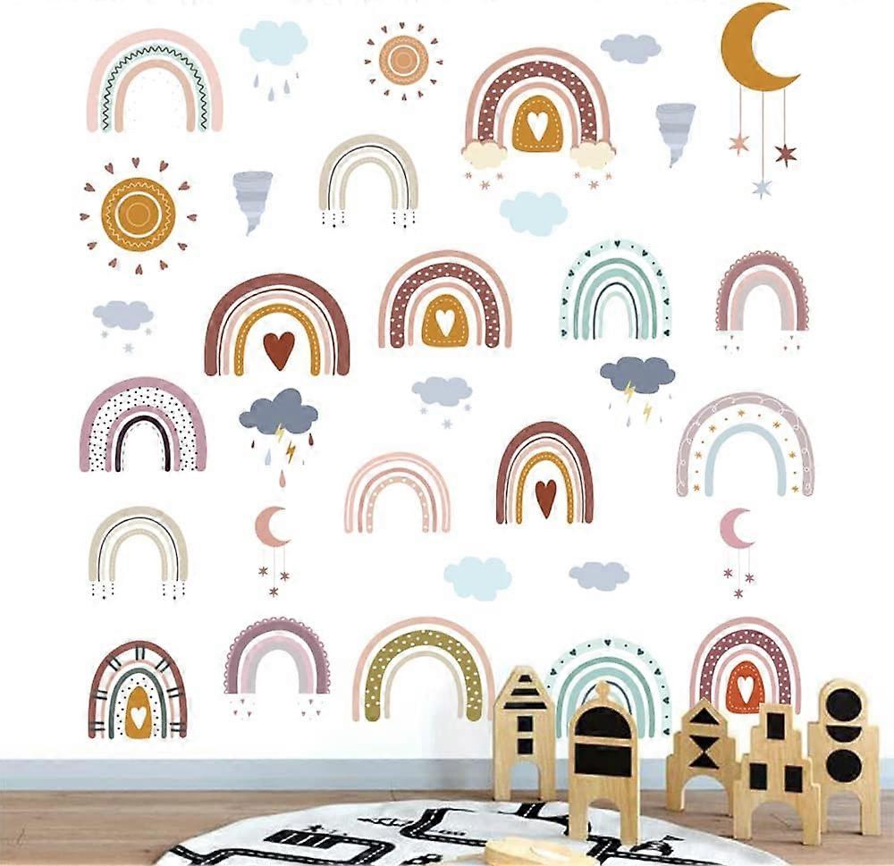 Rainbow Wall Stickers,Rainbow Stickers,Rainbows Wall Sticker, Wall ...