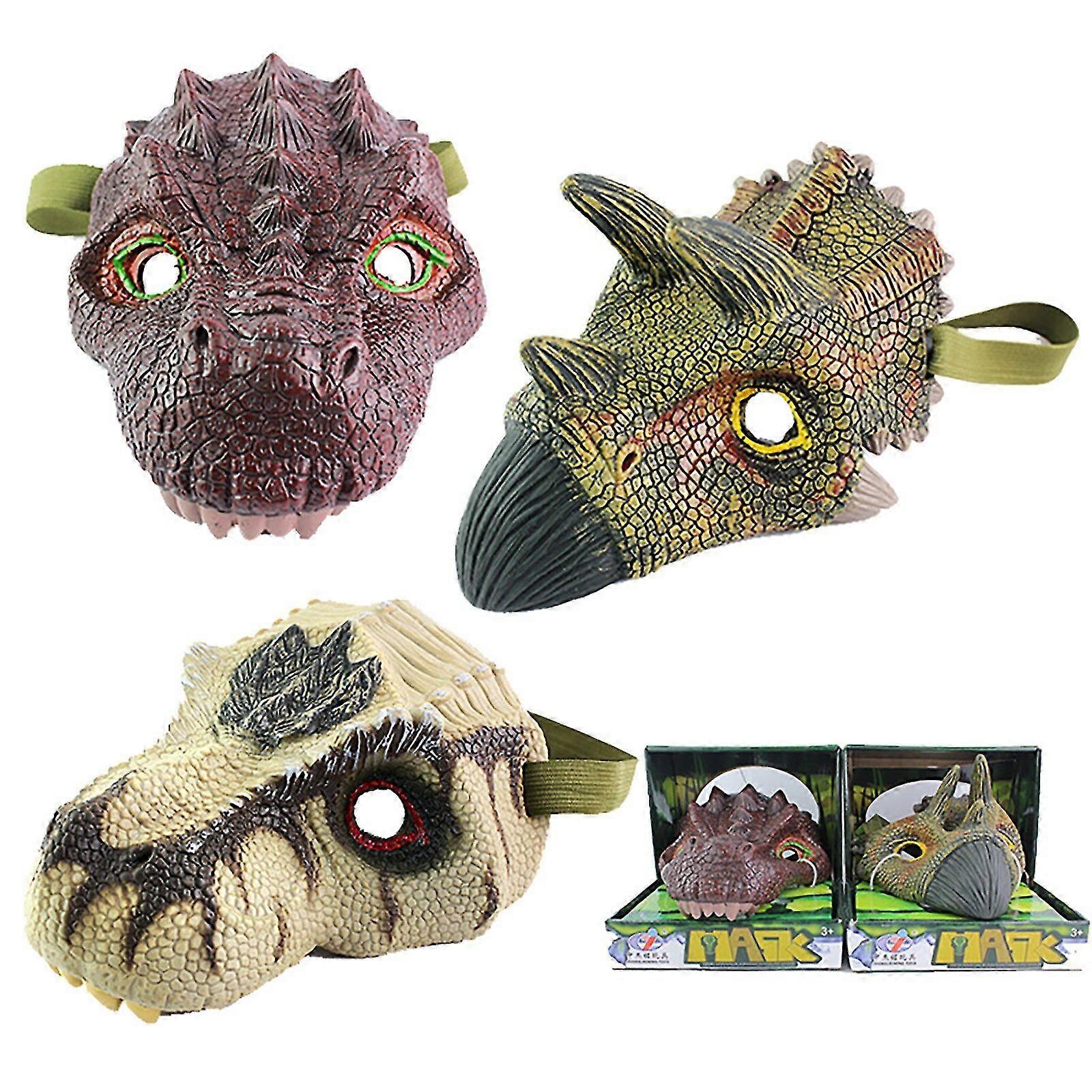 Dragon Dinosaur Mask Jurassic Tyrannosaurus Rex Halloween Snake Open ...
