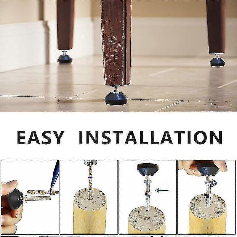 8 Pieces Leveling Feet 50*m8, Adjustable Furniture Feet, Stainless ...