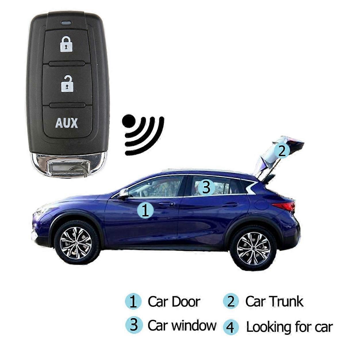 Car Remote Central Door Lock Keyless System Remote Control Car Alarm ...