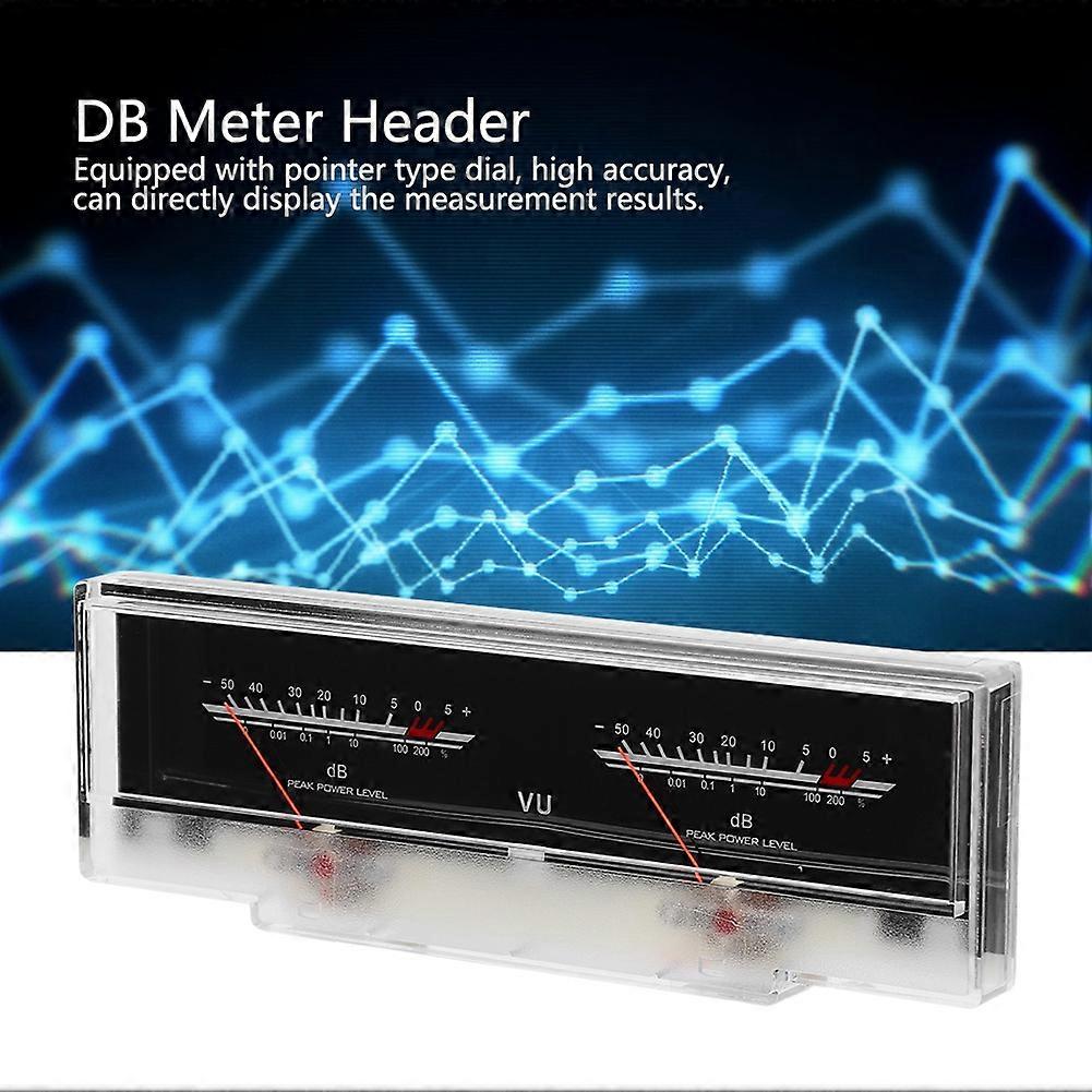 P78WTCOG VU Meter Dual Header DB Amplifier Level Audio Meter with ...