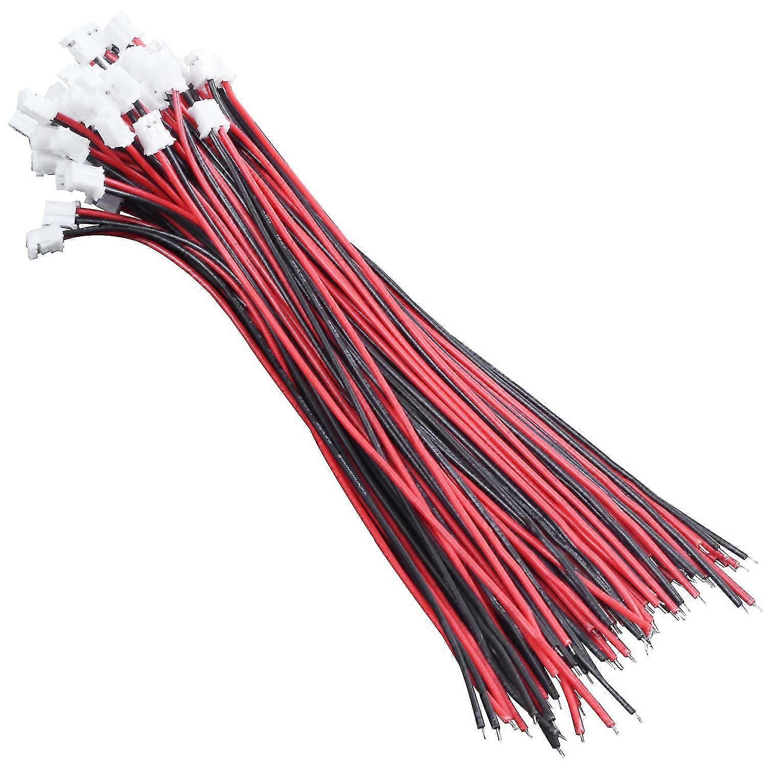 50Pcs Micro JST 2.0 2P Male Connector Wires Cables | Fruugo UK