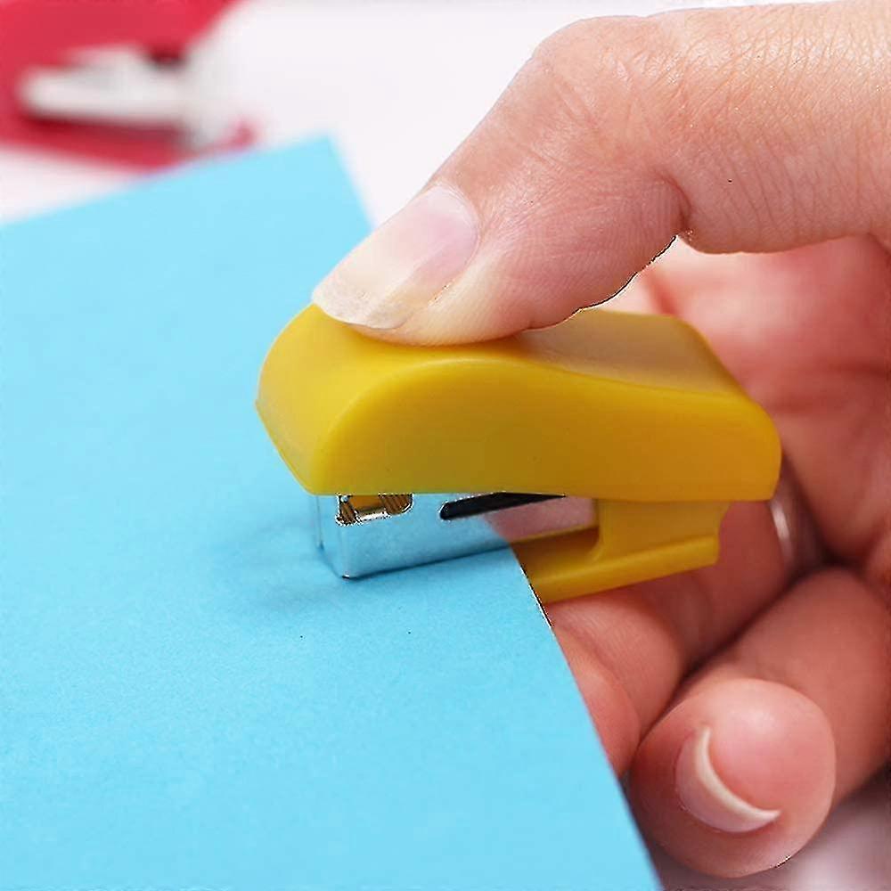 10 Set Mini Office Stapler With 10# Staples, Small Hand Stapler ...