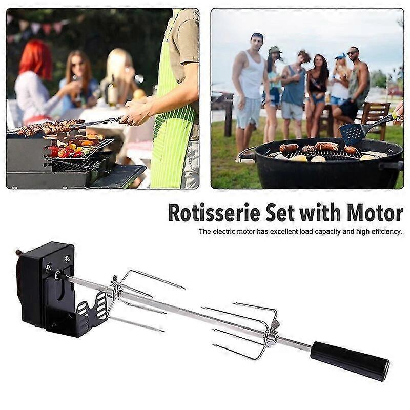 Automatic Rotisserie Kit Stainless Steel Bbq Rotisserie Kit Grill Rotisserie Set For Grilling ...