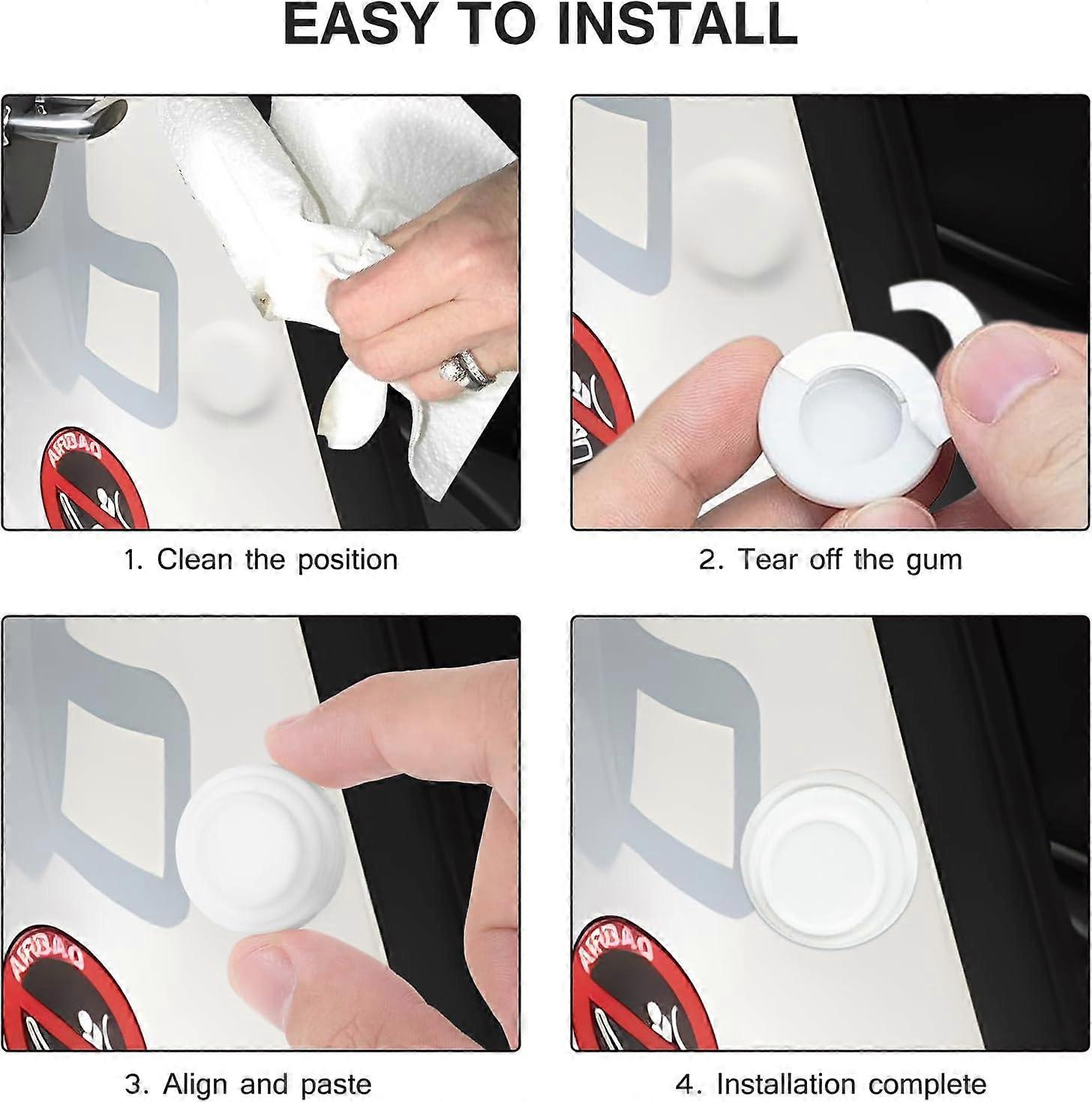 40 Pcs Car Shock Absorber Seals, Bumper Damper, Car Door Shock Absorber ...